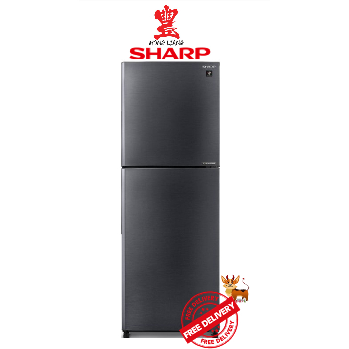 SHARP SJ-RF30E-DS 300L INVERTER TOP FREEZER REFRIGERATOR (Dark Silver ...