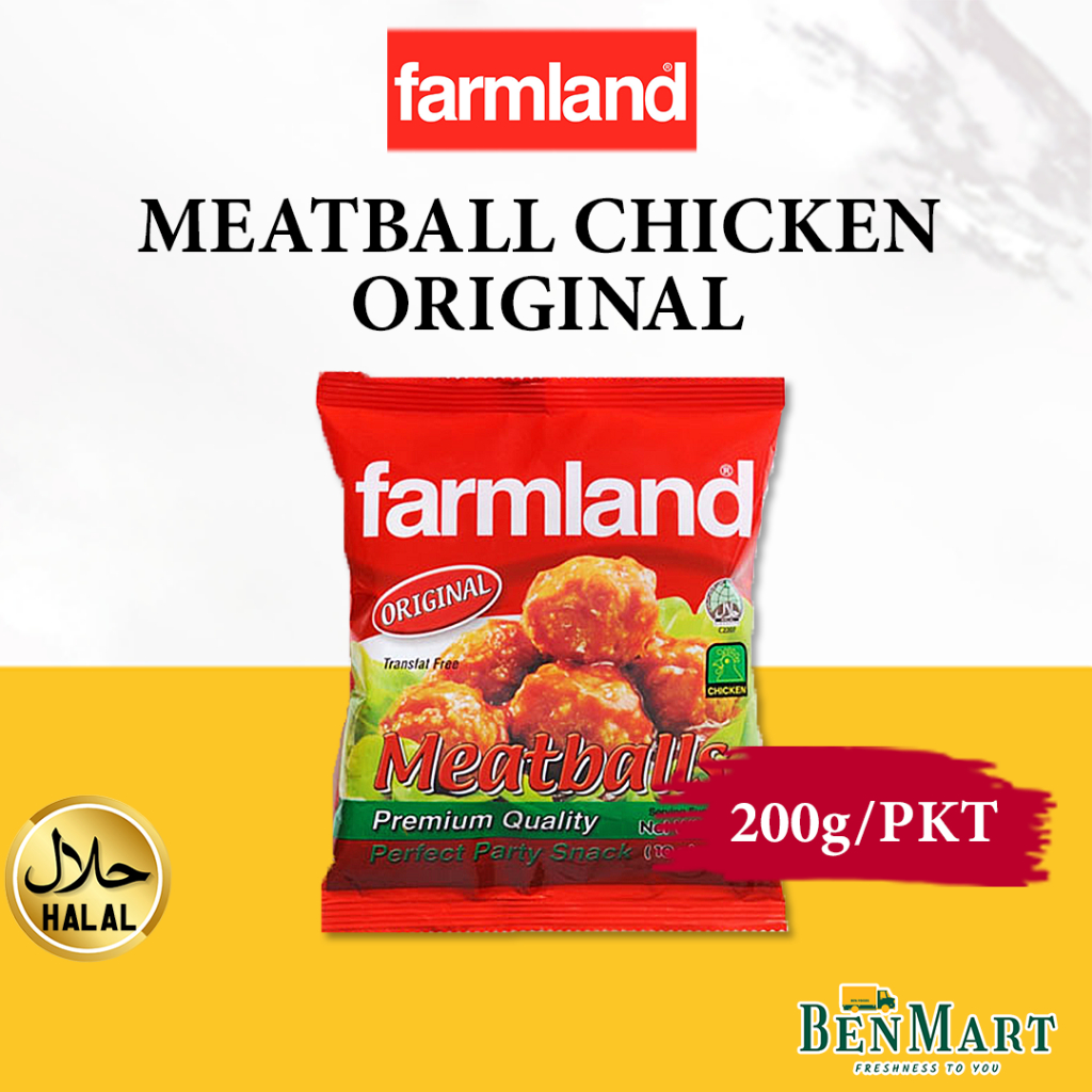 [BenMart Frozen] Farmland Original Chicken Meatball 200g - Halal ...