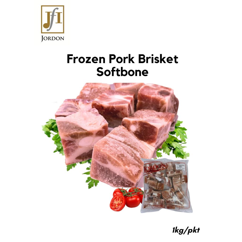 [Jordon] |Value for Money| Frozen Pork SoftBone [Brisket] 1kg/pkt ...