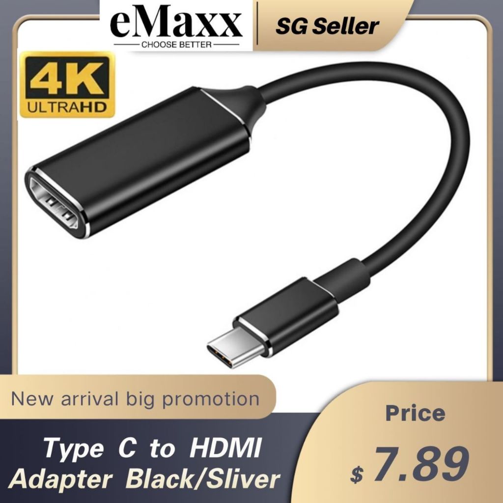 Type-C to HDMI-compatible Cable 4K USB-C Adapter Type C 3.1 Hub USB C ...