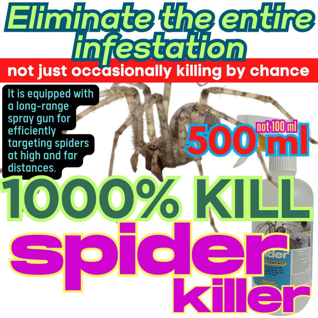 Spider Killer (not only kills but eliminates entire infestations, 500 ...