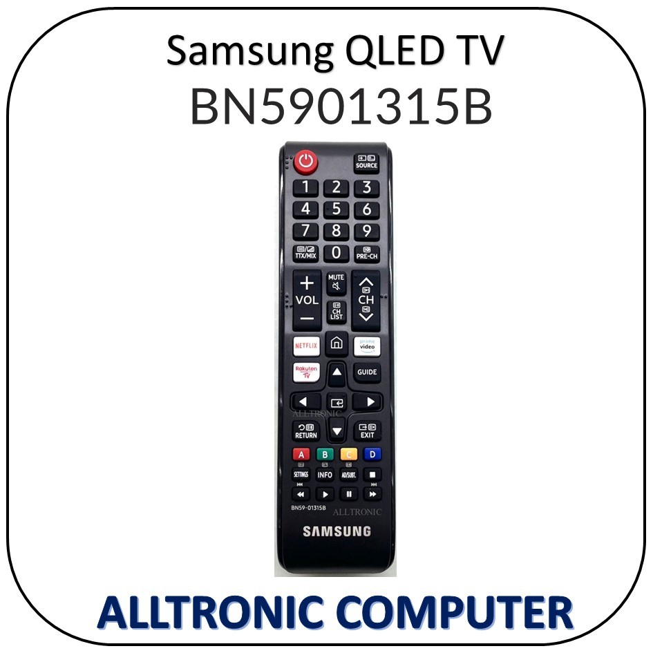 Remote control for Samsung LED TV BN59-01315B / Genuine BN59-01315B Remote control with Netflix ...