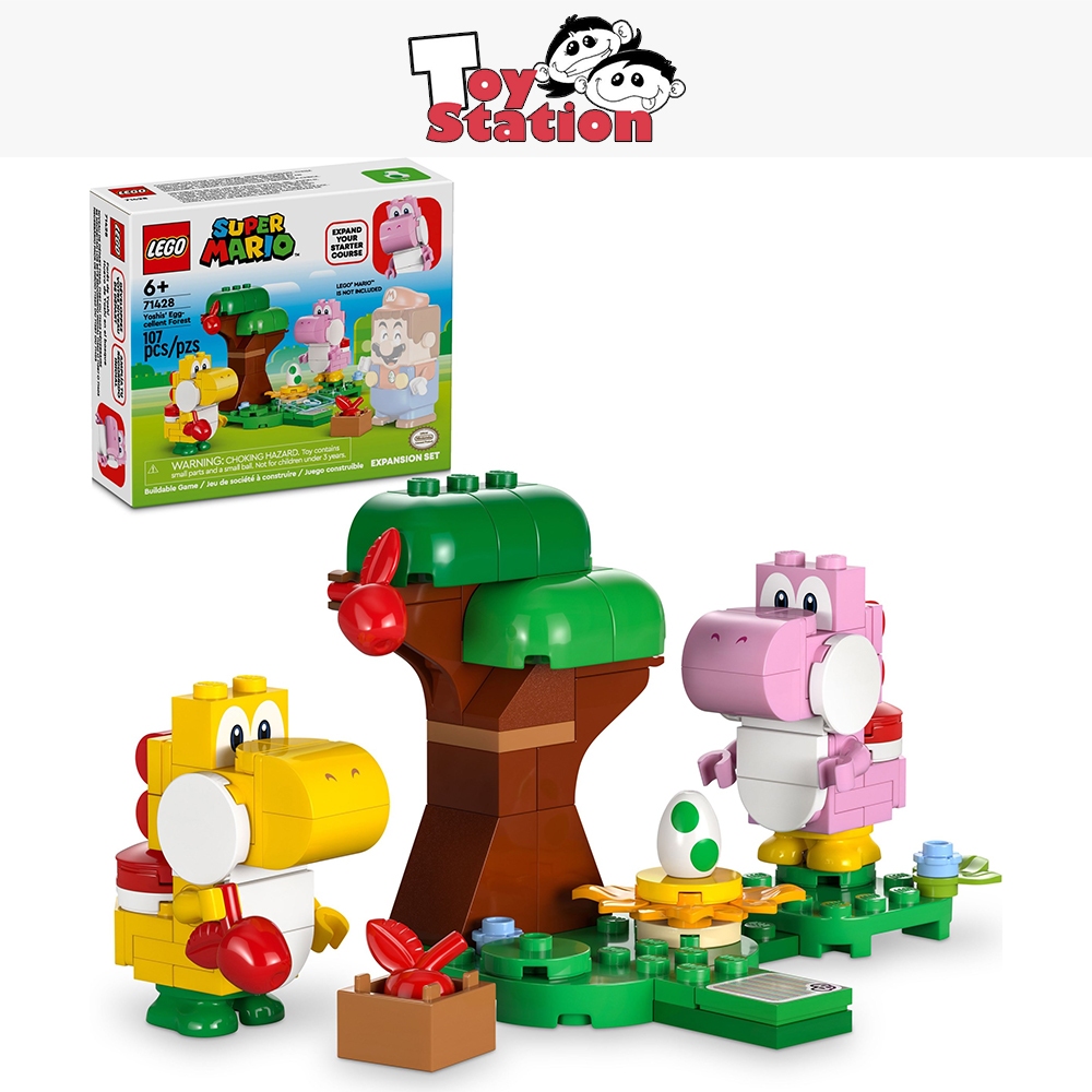 LEGO Super Mario 71428 Yoshis' Egg-cellent Forest Expansion Set ...
