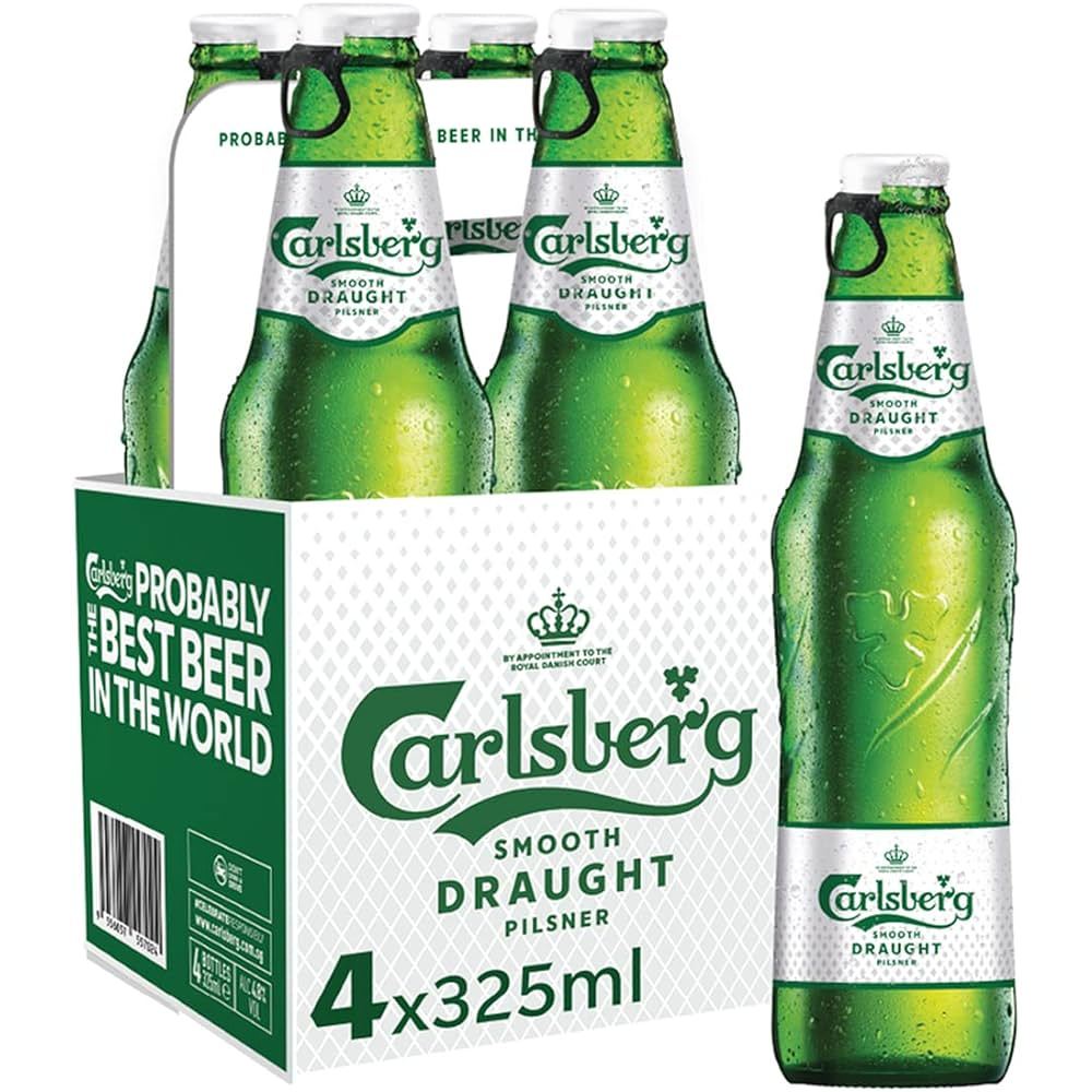 Carlsberg Smooth Draught Pint (4 x 325ml) | Shopee Singapore