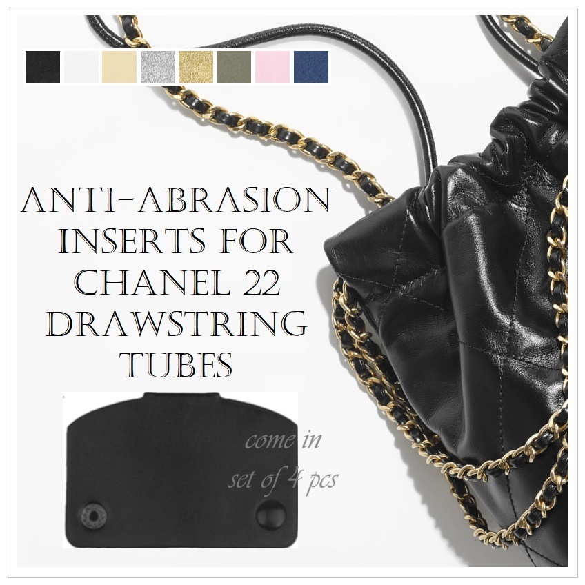 Anti Abrasion Inserts (set of 4 pieces) for Chanel 22 Bag Drawstring ...