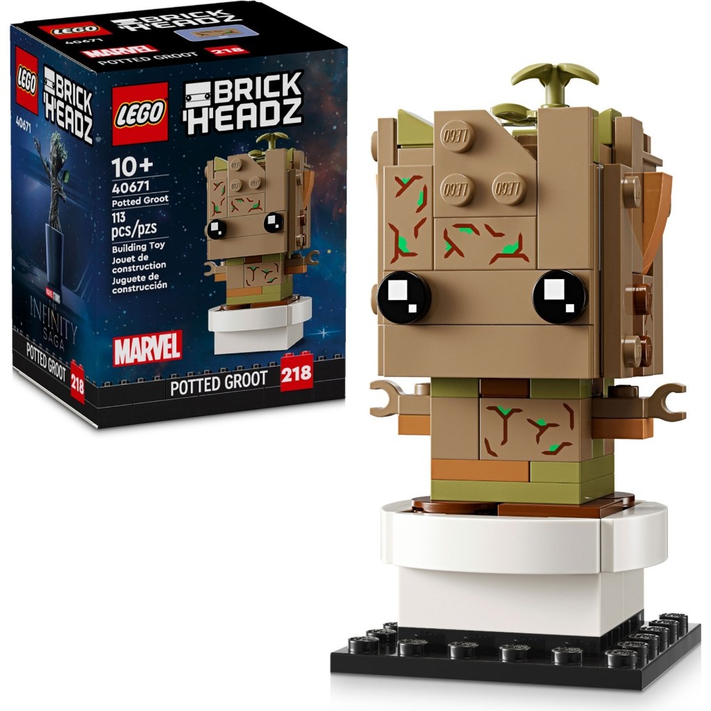 [xRebirthed] LEGO Marvel Studio Super Heroes Brickheadz 40671 Potted ...