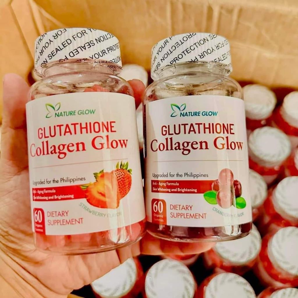 NATURE GLOW GLUTATHIONE COLLAGEN GLOW 60s (SG READY STOCK) | Shopee ...