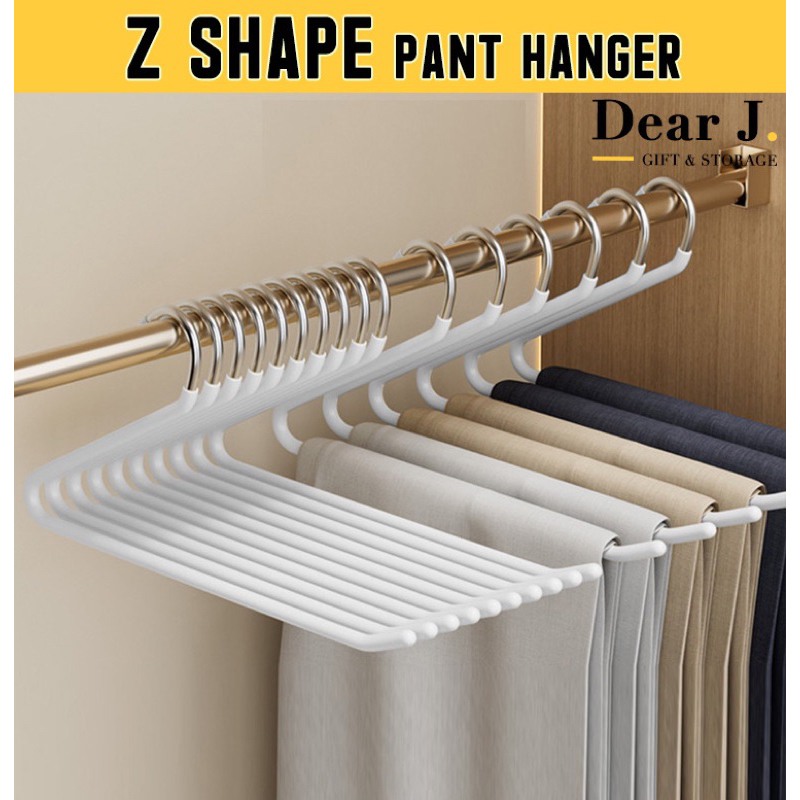 Z Shape Pant Hanger (Dear J) | Shopee Singapore