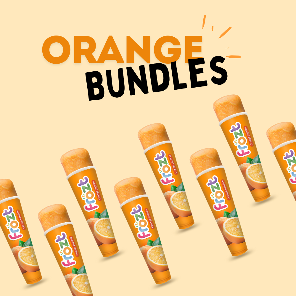 Frozt | Orange Popsicles Bundles - Real Fruit, Lower Sugar & Guilt-Free ...
