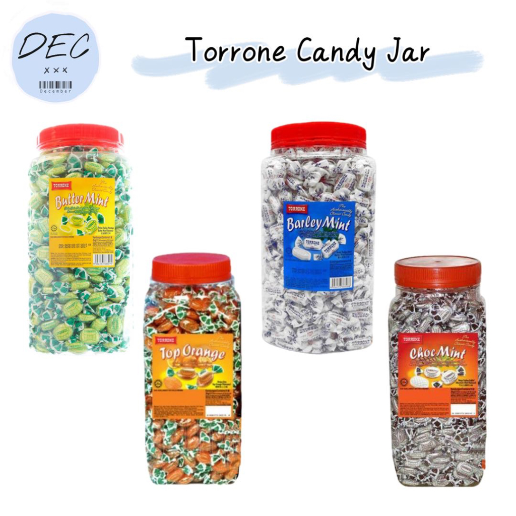 Torrone Candy Orange/Barley Mints/Choco Mint/ Butter Mint 600pcs Sweet Candy *Ready Stock ...
