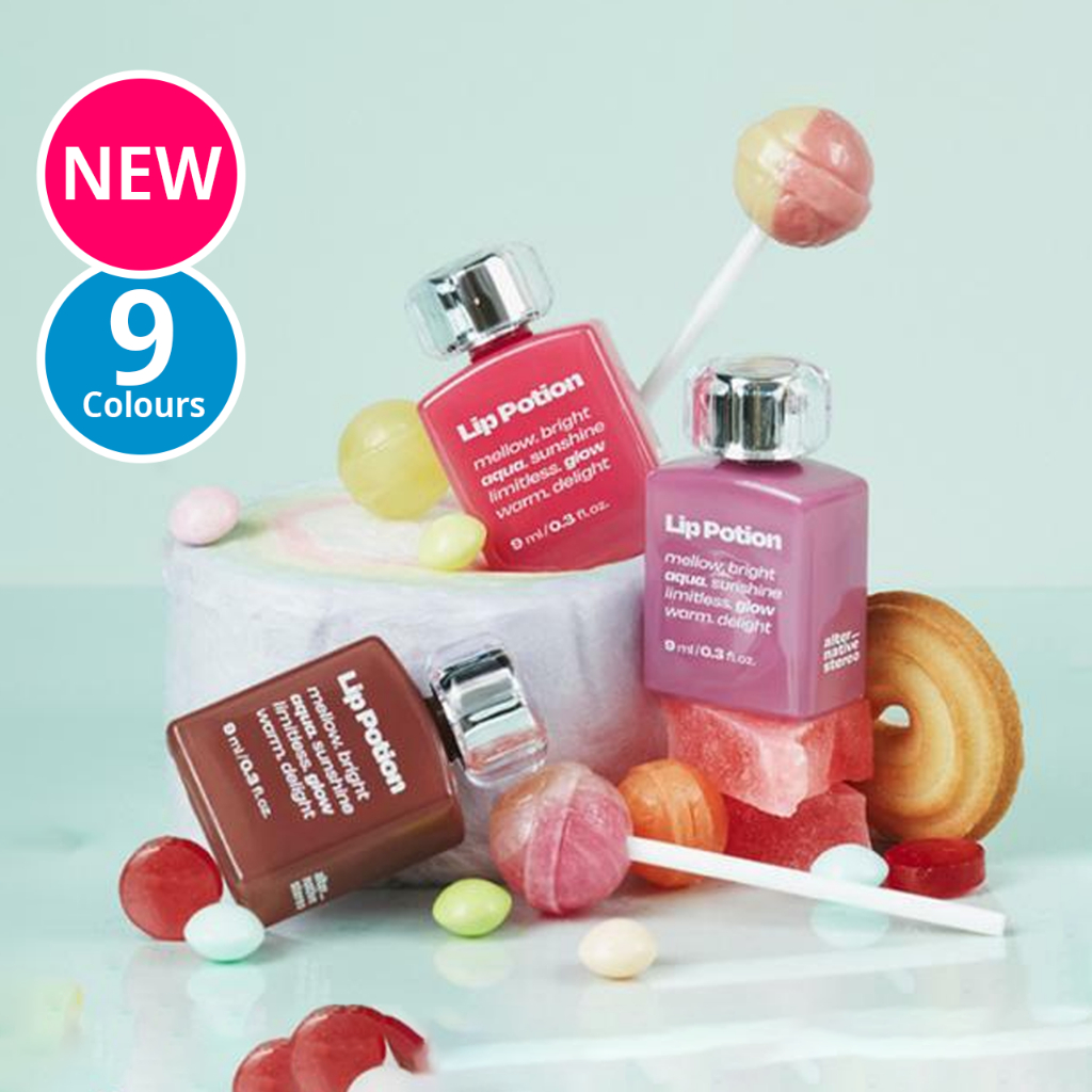 🇰🇷 [Alternative Stereo] Lip Potion Aqua Glow 9ml (9 Colours) Lip Tint ...