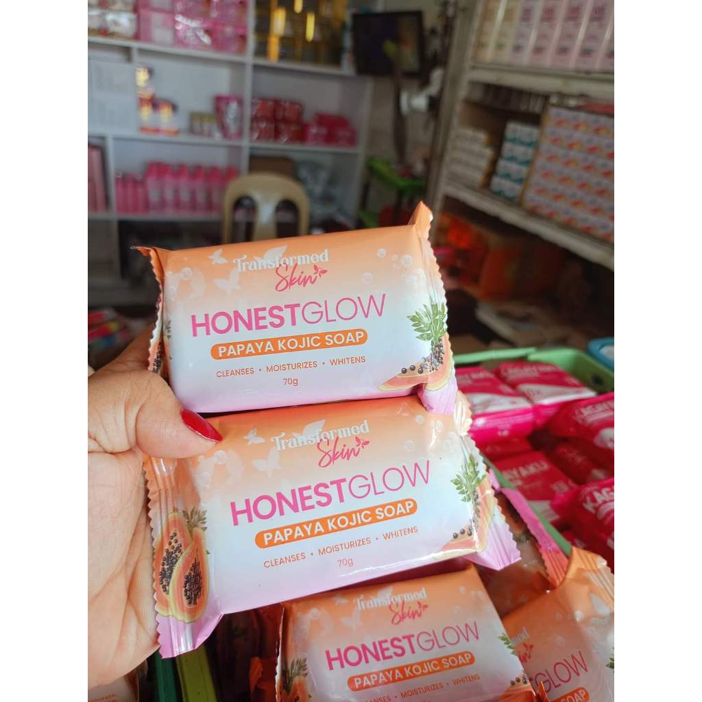Honest Glow Kojic Papaya Soap by Transformed Skin, 70g -Filipino ...