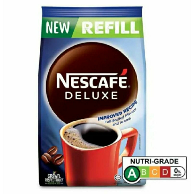 Nescafe Instant Soluble Coffee Deluxe 200g Refill Packs | Shopee Singapore
