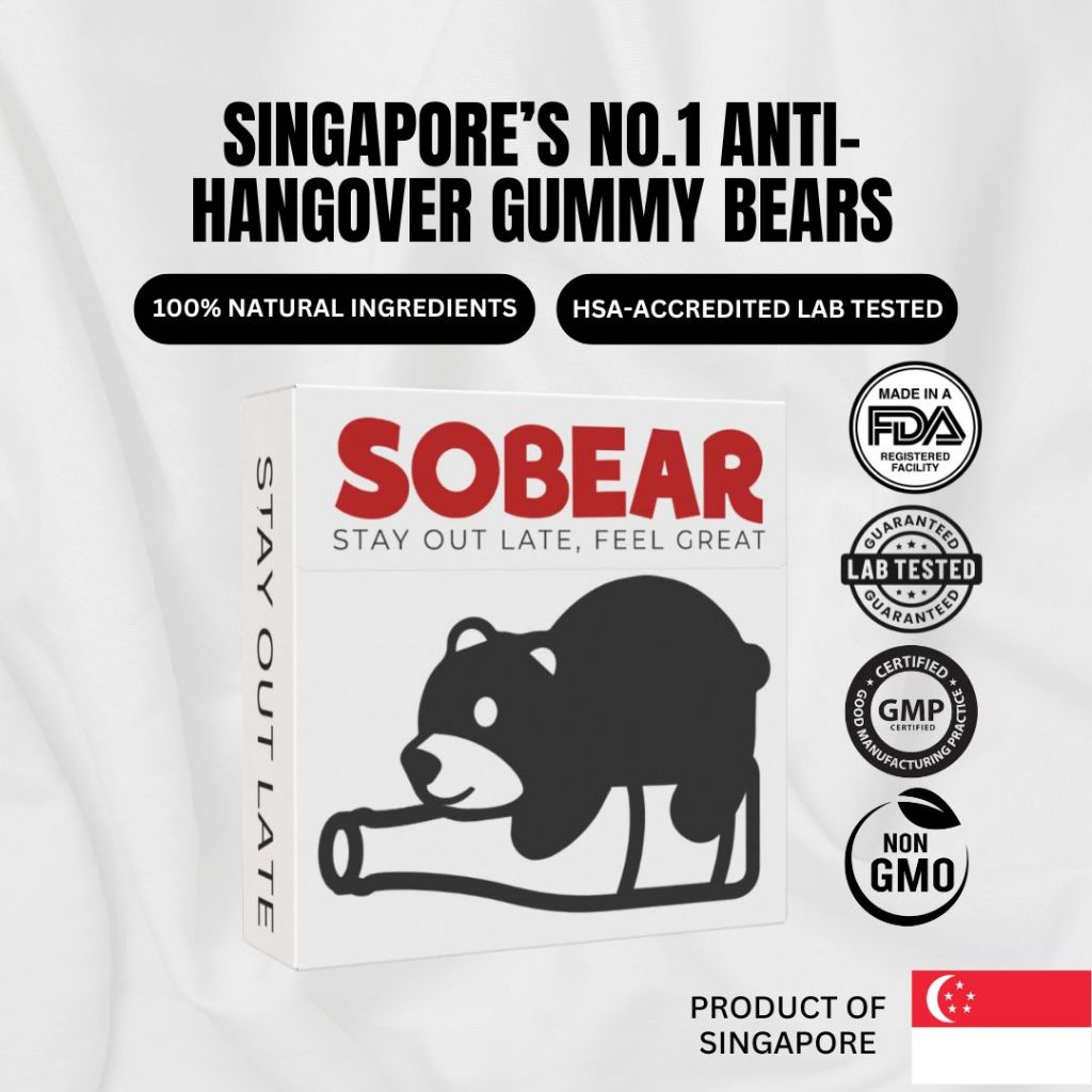 Sobear Anti-Hangover Gummies - No.1 Hangover Relief & Liver Protection ...