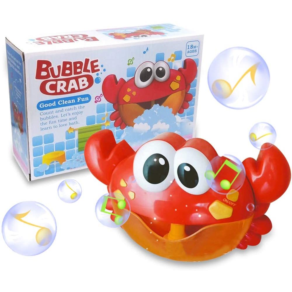 [SG] IMP HOUSE Baby Bath Bubble Toy Bubble Crab Blower Bubble Machine ...