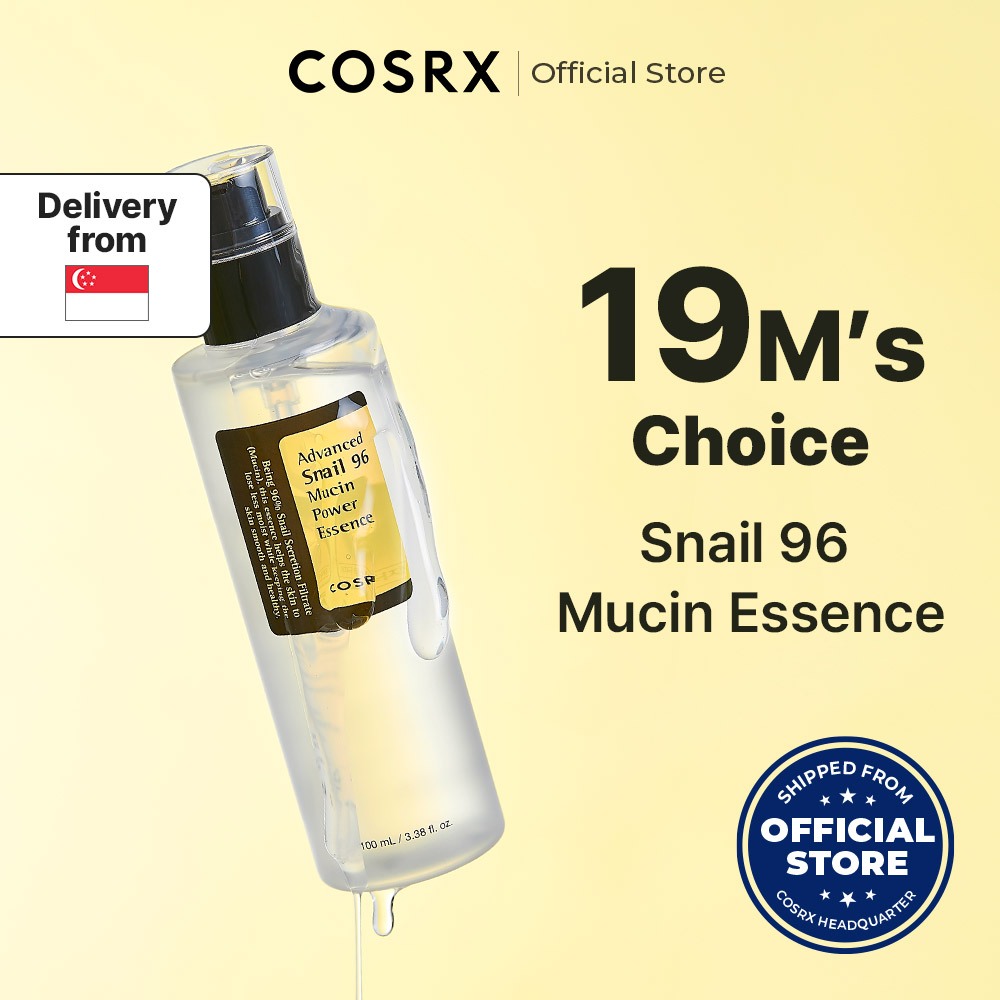 [COSRX OFFICIAL] Advanced Snail 96 Mucin Power Essence 100ml, Snail ...