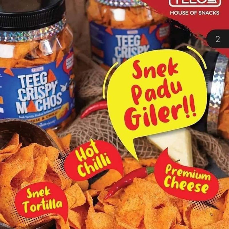 Teega Nachos Cheese and Chilli 270gm | Shopee Singapore