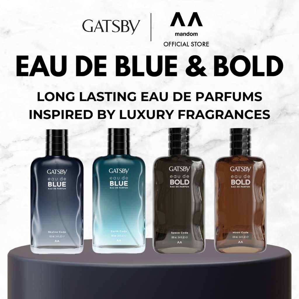 GATSBY Eau De Parfum (Eau De Blue / Eau De Bold) 100ML | Shopee Singapore