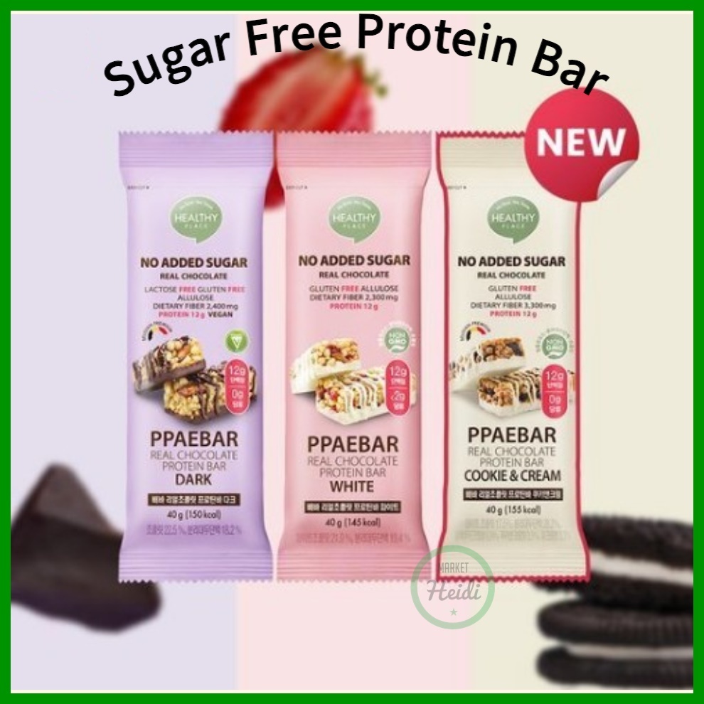 Korea 🇰🇷 Sugar Free High Protein Bar PPAEBAR / Low Calorie Snack ...