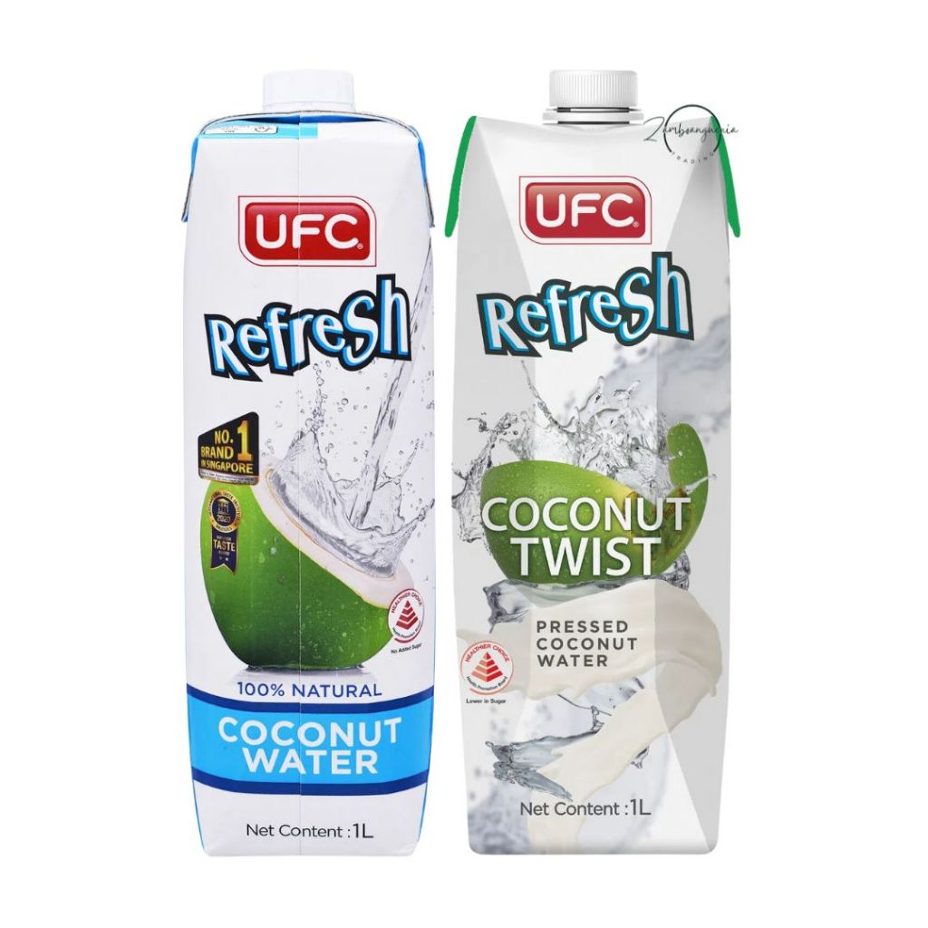 UFC REFRESH (Coconut Water | Coconut Twist) (1Liter) [SG] | Shopee ...