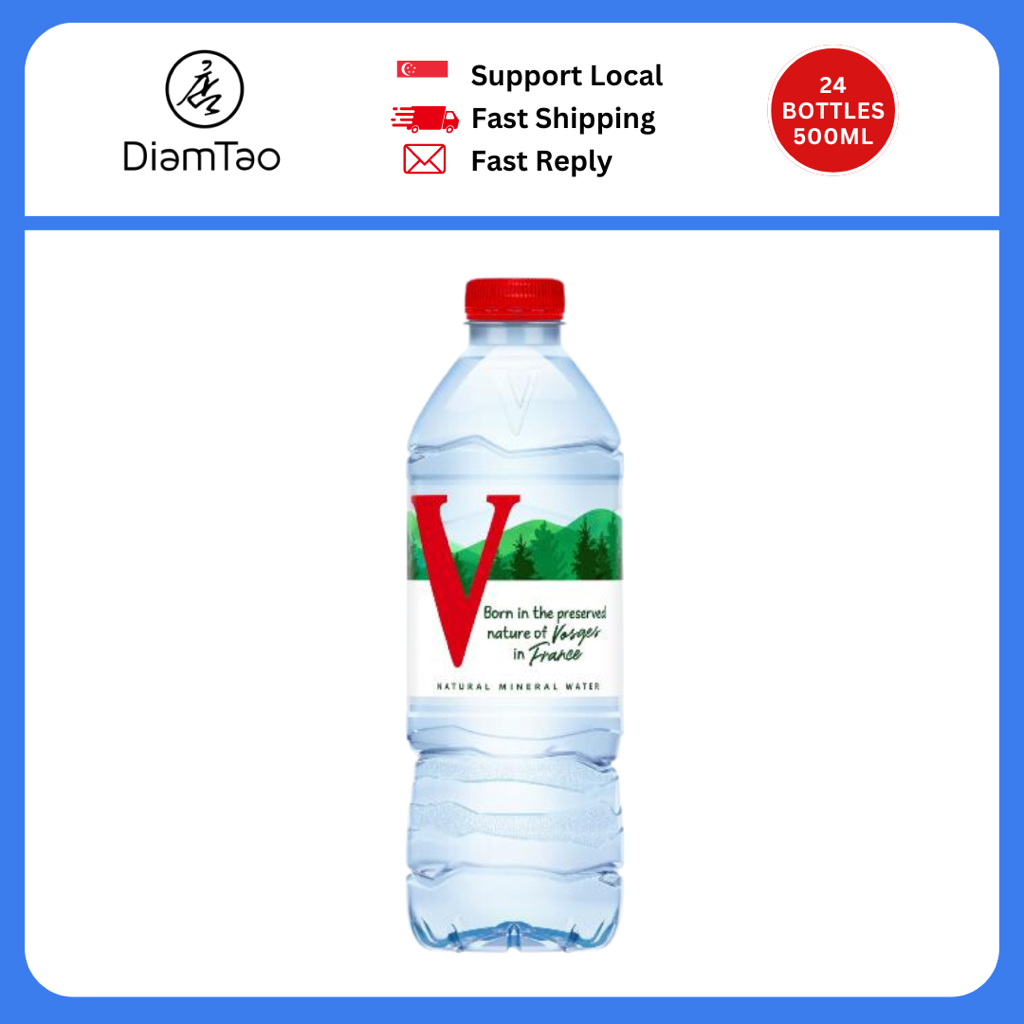 Vittel Natural Mineral Water 500ML x 24 Bottles | Shopee Singapore