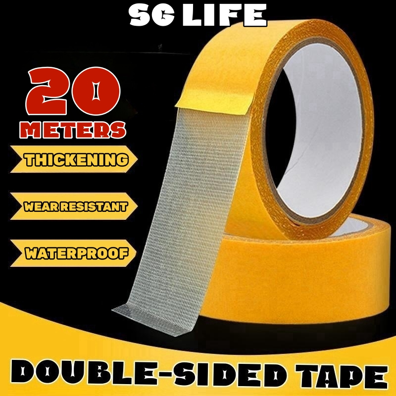【SG Stock】Cloth Double Sided Tape Adhesive Mesh Double Sided Cloth Tape ...