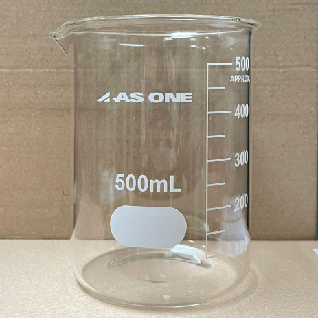 {SG Ready Stock} AS ONE Glass Beaker Low Form, 50ml / 500ml | Shopee ...