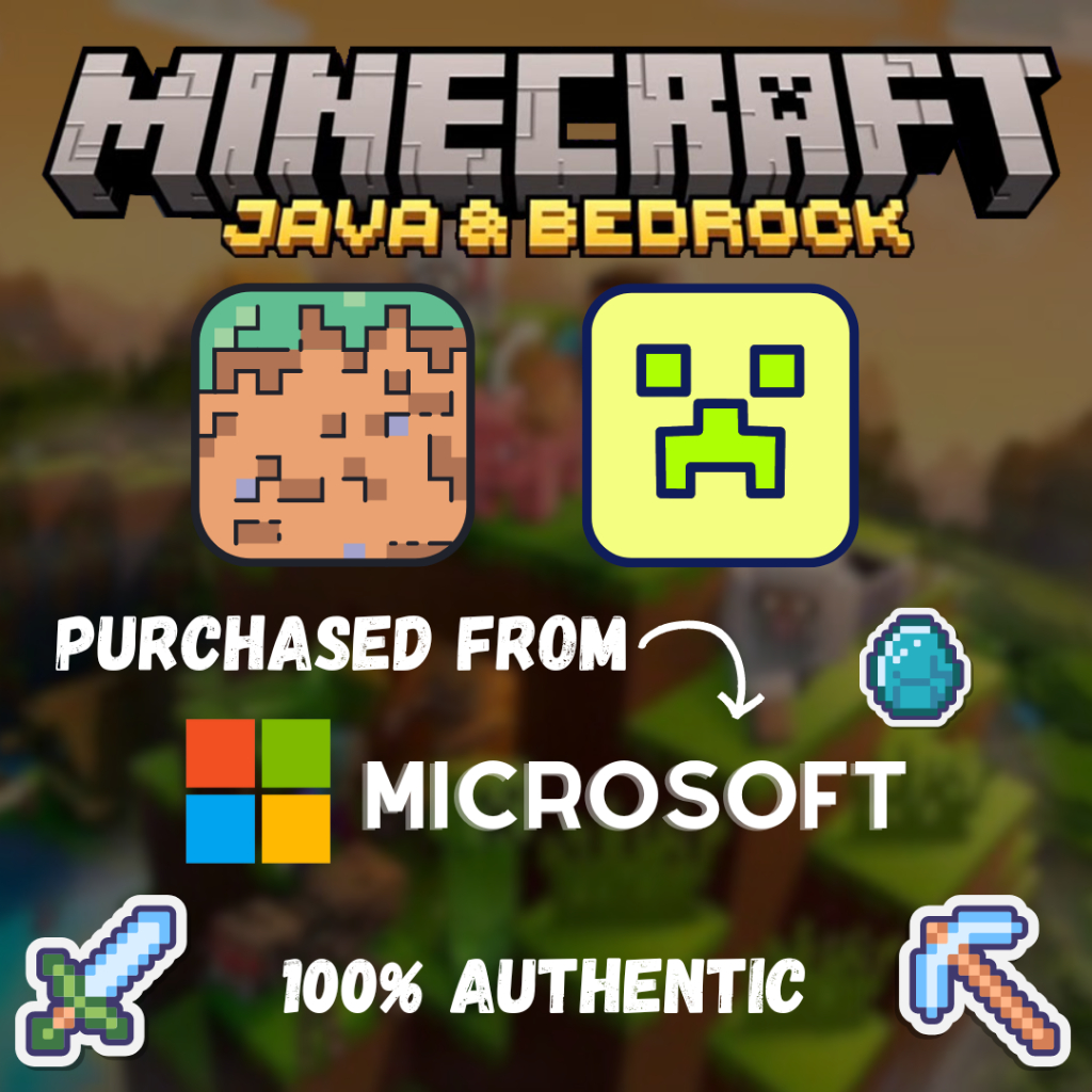 Official Minecraft Java & Bedrock Edition | Shopee Singapore