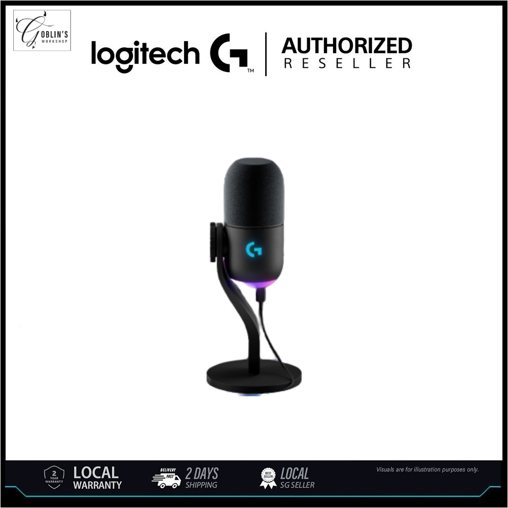 Logitech G Yeti GX Dynamic RGB Gaming Microphone with Lightsync ...