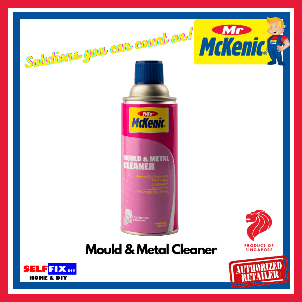 Mr Mckenic Mould & Metal Cleaner (Fast Dry) 400ml - Removes Oil ...