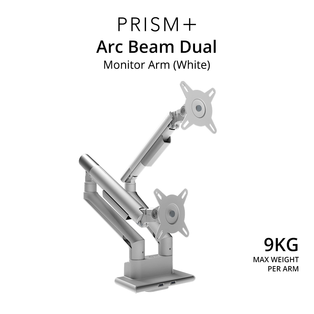 PRISM+ Arc Beam Dual VESA Monitor Arm | Shopee Singapore