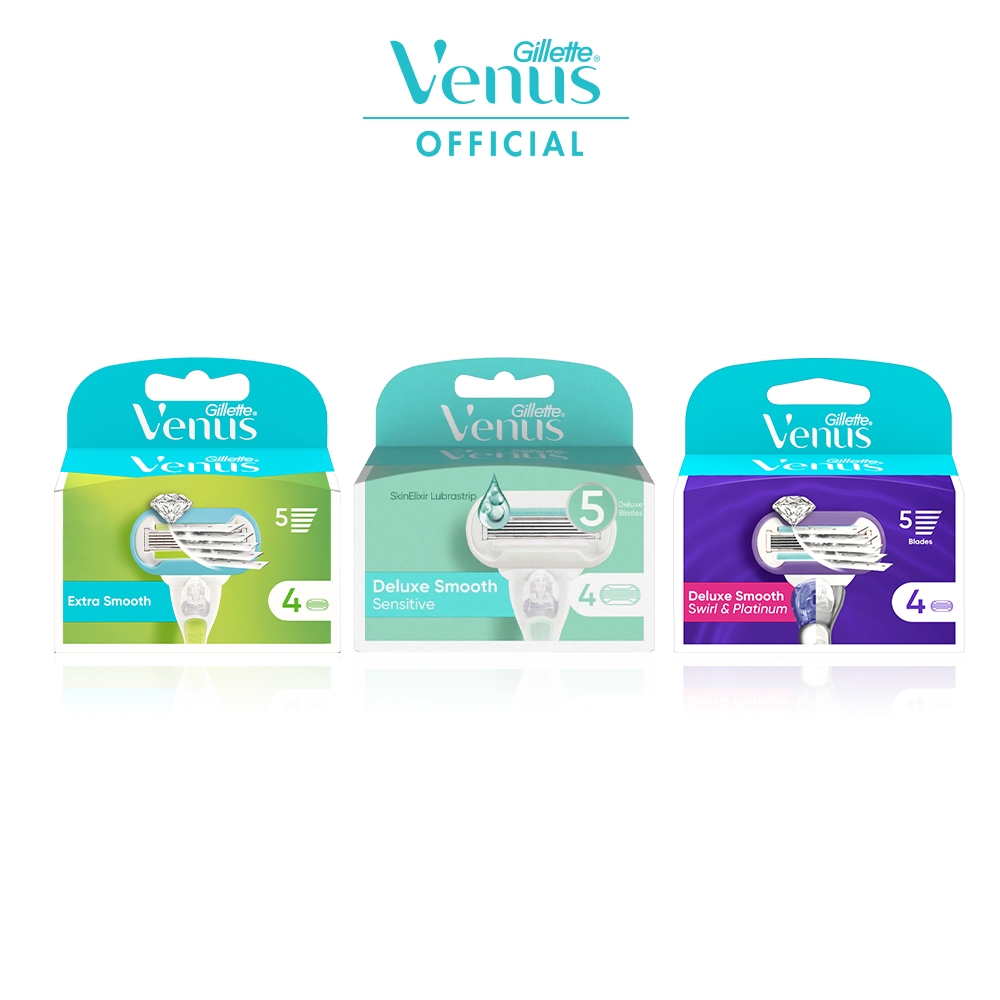 Gillette Venus Extra Smooth/Deluxe Smooth Sensitive/Deluxe Smooth Swirl ...