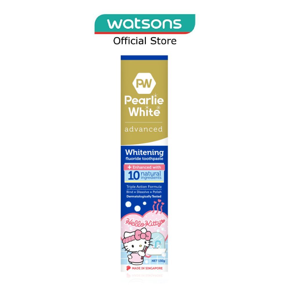 PEARLIE WHITE Advanced Whitening Fluoride Toothpaste 130g | Shopee ...