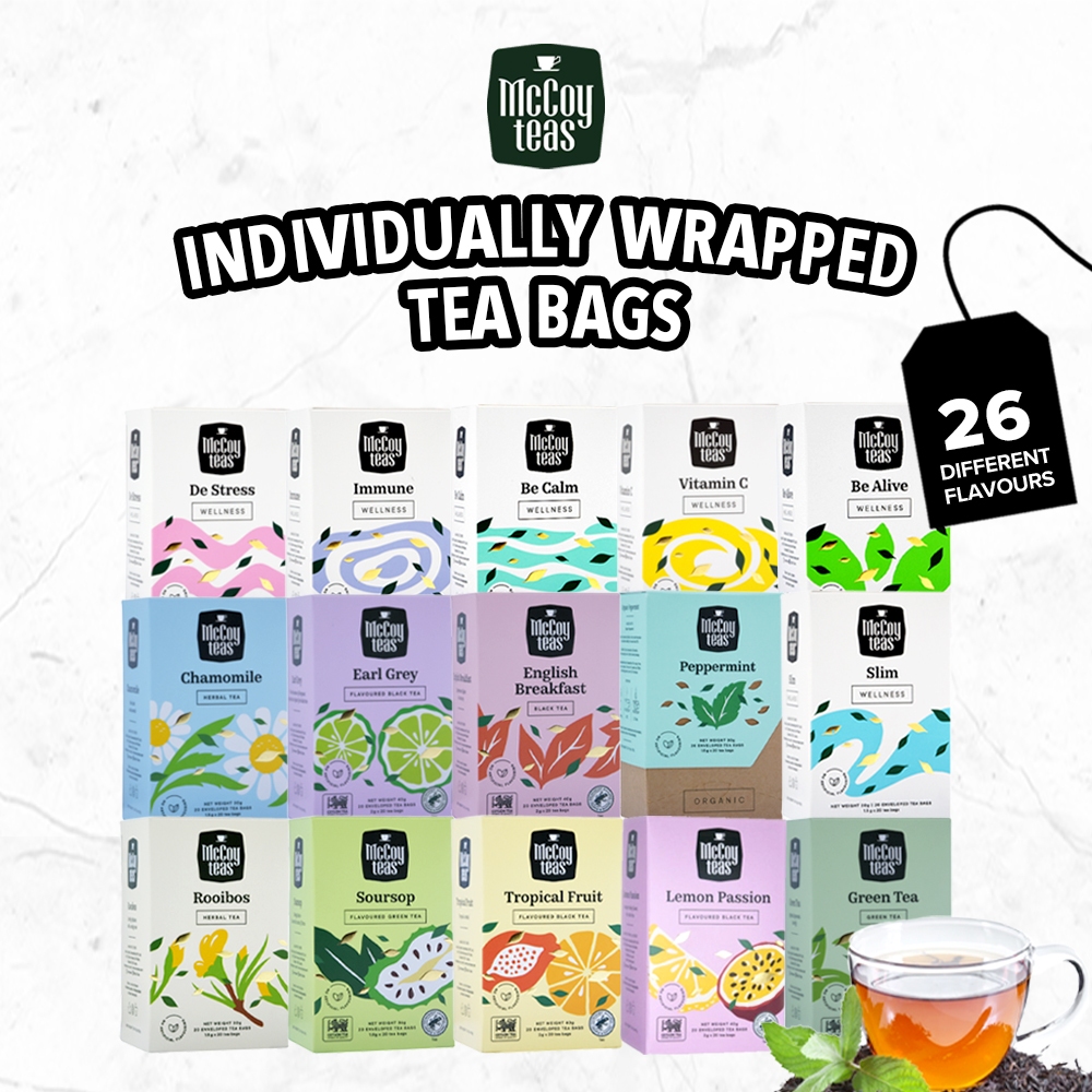 [CNY Special!] Premium Quality McCoy Tea - 10/20/25 tea bags (36 ...
