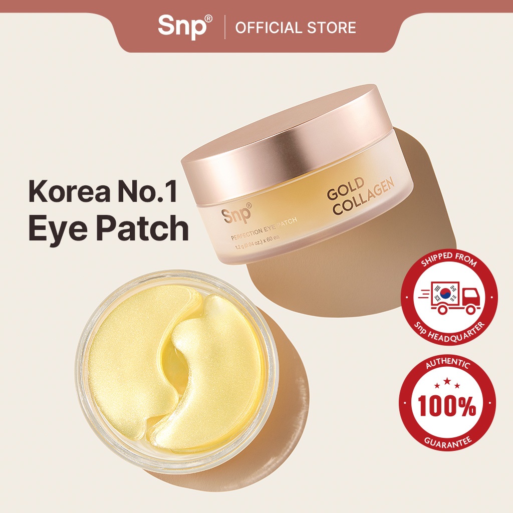 Snp Gold Collagen Perfection Eye Patch 60pcs | Shopee Singapore