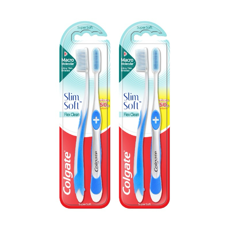 Colgate Macro Slim Soft Flex Clean Toothbrush Value Pack | Shopee Singapore