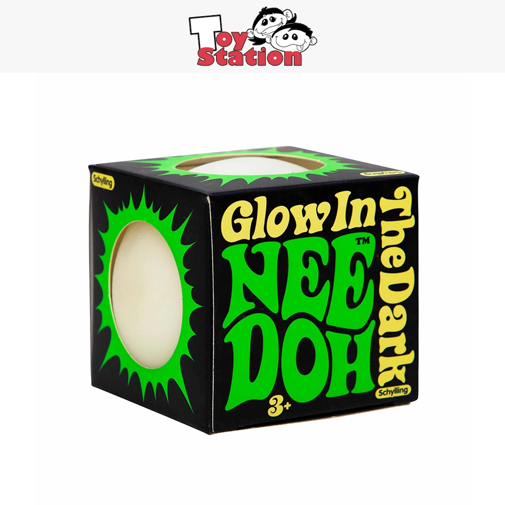 Schylling Glow In The Dark NeeDoh (Colors Randomly Shipped) Squishy ...