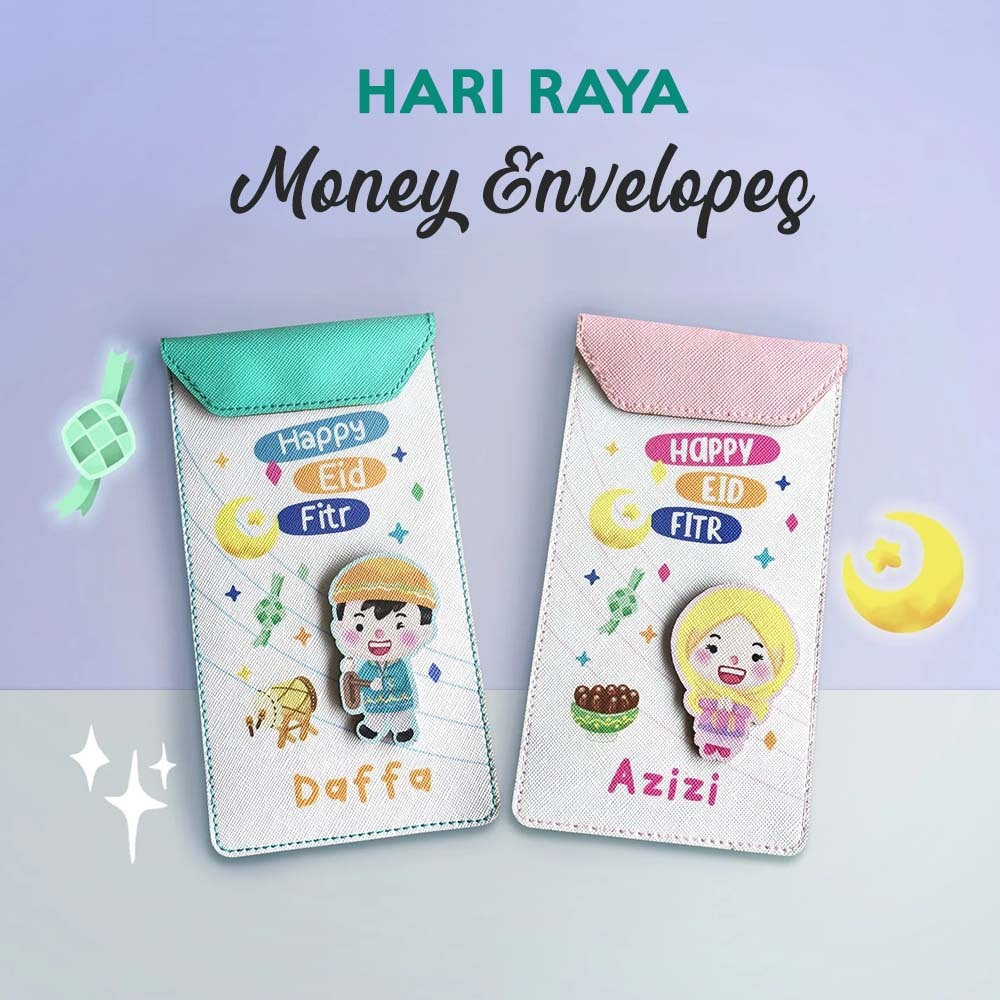 Hari Raya Money Envelope CUSTOMISED with Name - 2025 Raya Money Packet ...