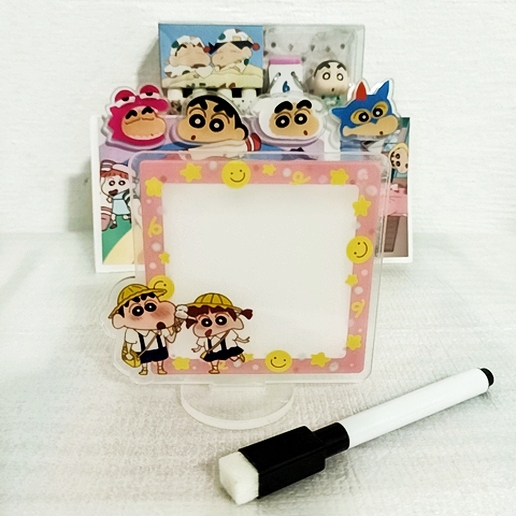 Crayon Shin-chan Mini Message Writing Erasable Board | Shopee Singapore
