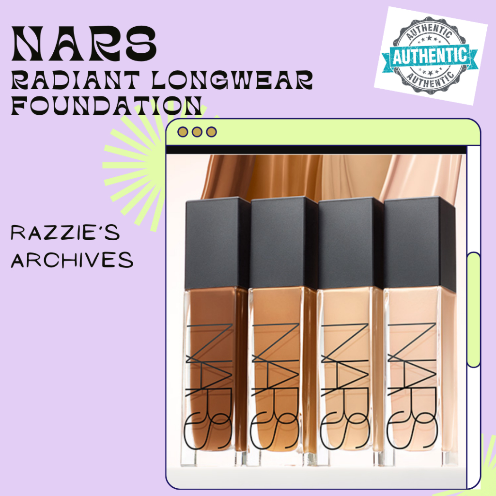 NARS Natural Radiant Longwear Foundation 30ml | Shopee Singapore