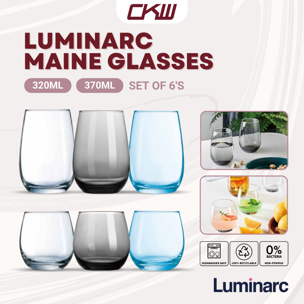 Luminarc Maine Highball Old Fashioned Glass, Set of 6's [ Cocktail Rock ...