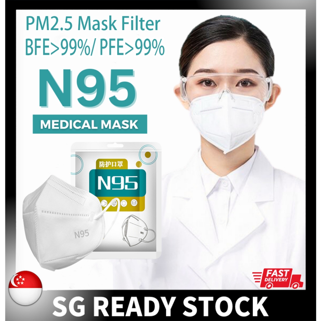 🇸🇬 [READY STOCK] Medical N95 Mask Five Layers Protective Medical Mask ...