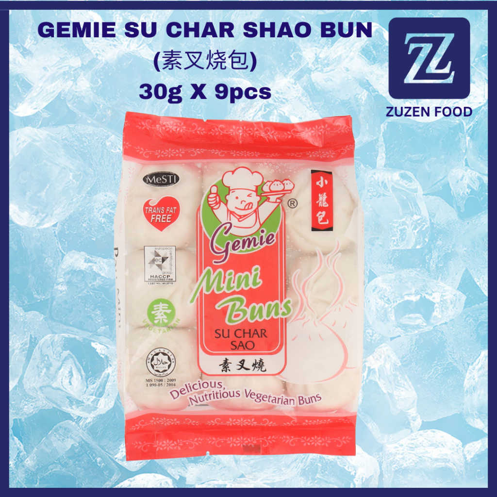 【Zuzen Food】Gemie Su Char Shao Bun (素叉烧包) | Shopee Singapore