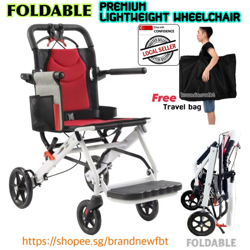 wheelchair foldable lightweight pushchair elderly patient wheelchair ...