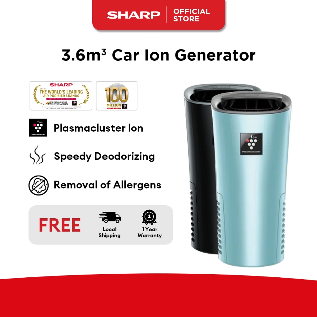 SHARP Plasmacluster USB Car Ion Generator IG-NX2E-B | IG-NX2B-A | IG-NX2B-W | Shopee Singapore