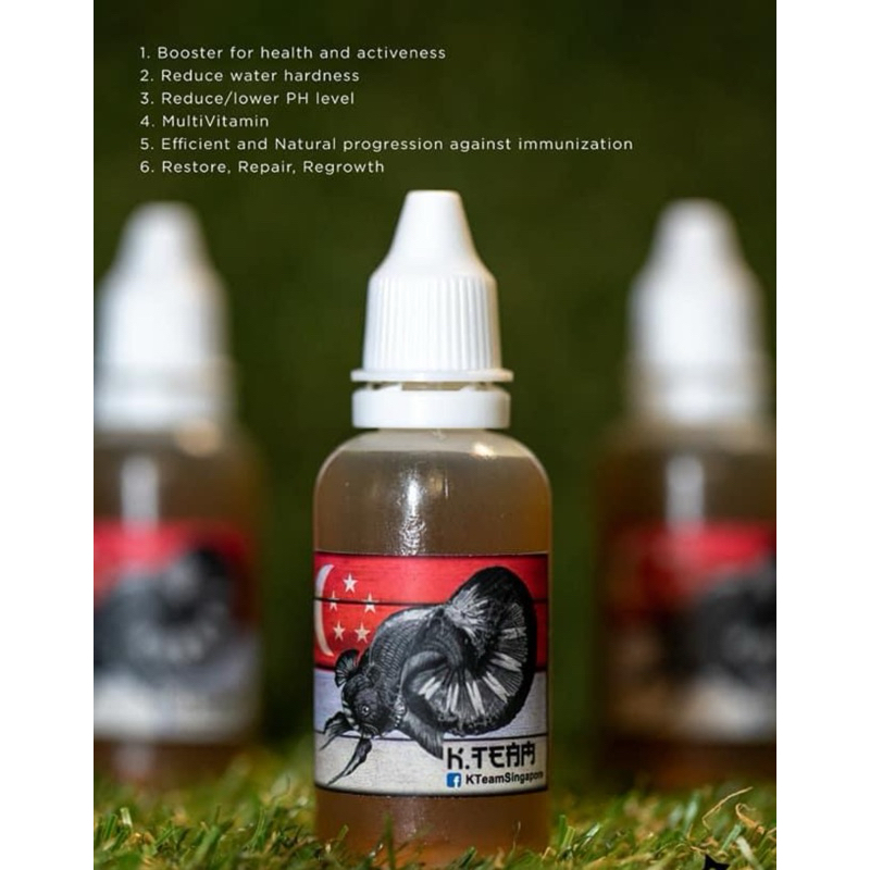 KTeam Betta Fish Tonic booster K-Tonic enhancer for fish color and ...