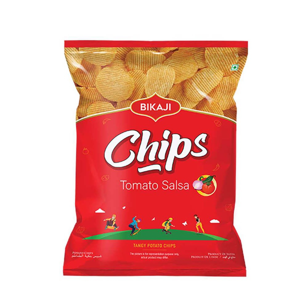 BIKAJI POTATO CHIPS TOMATO SALSA 40 GM--Expiry Date SEPT 2024 | Shopee ...