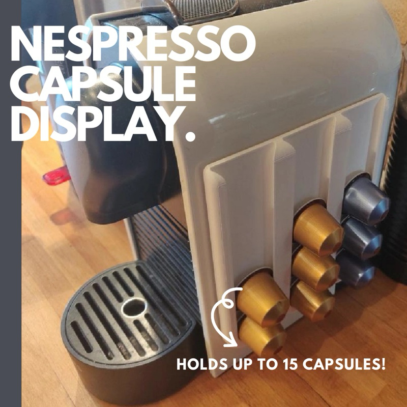 [Local Stock 🇸🇬] Nespresso Capsule Holder Sleeve Display Wall Mount ...