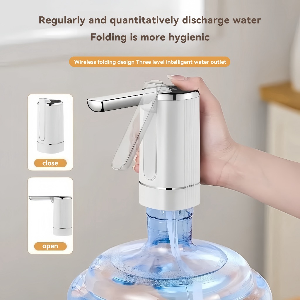 Portable Electric Water Dispenser Pump Automatic 3 Speed USB ...