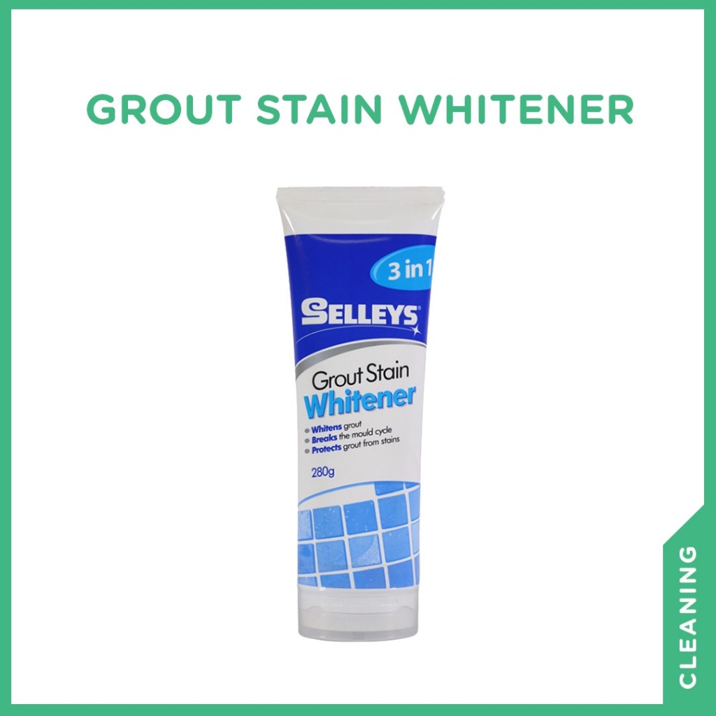 Selleys 3 in 1 Grout Stain Whitener 280gm clean product whitening tile ...